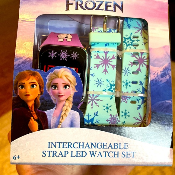 Disney | Accessories | Nwt Disney Frozen Interchangeable Strap Led ...